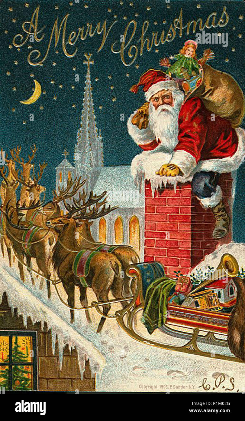 Vintage Santa Claus High Resolution Stock Photography and Images - Alamy