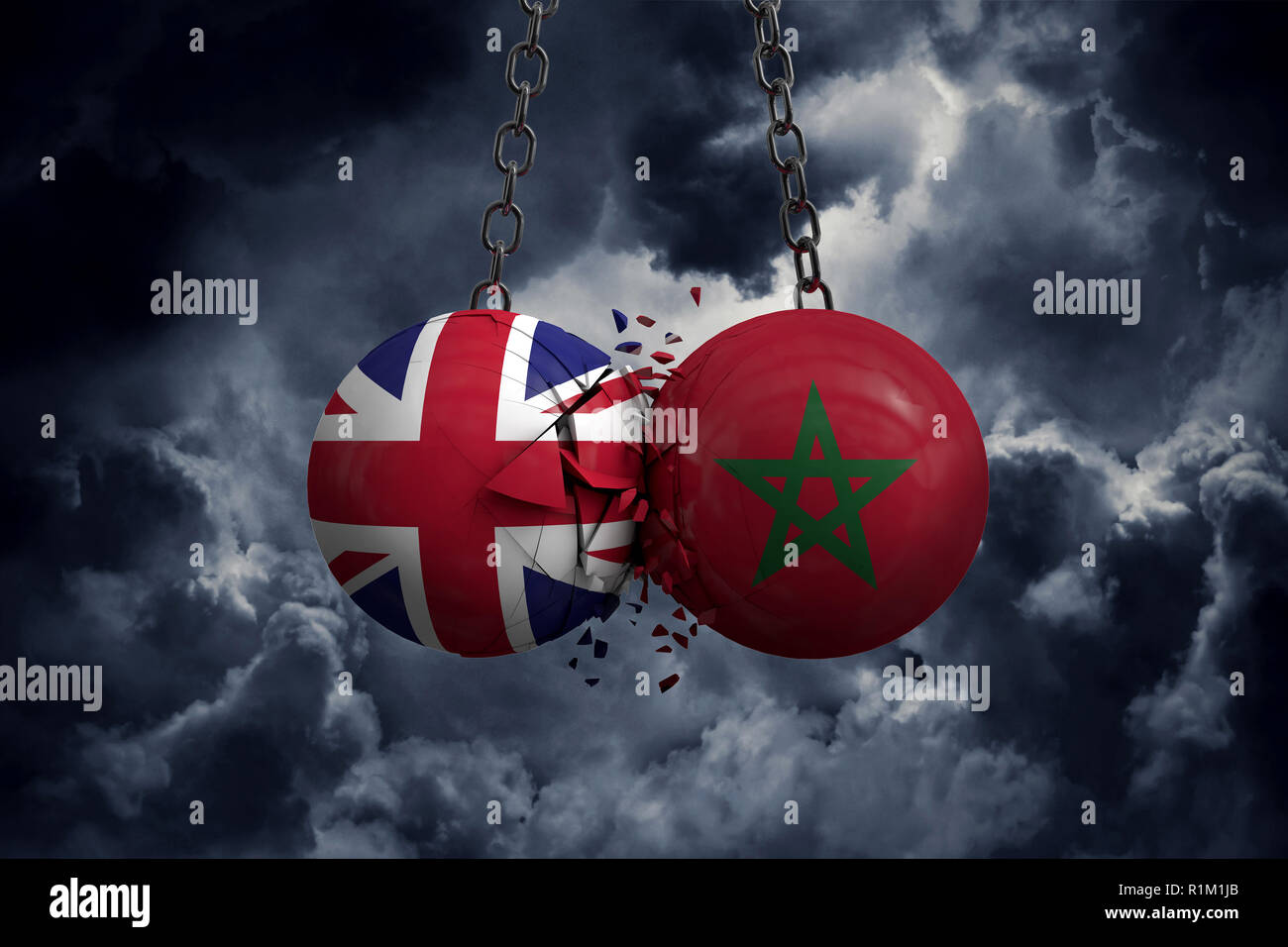 Uk vs morocco hi-res stock photography and images - Alamy