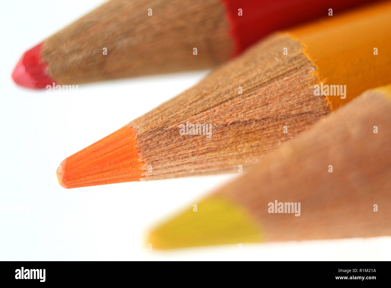 Color painting pencils, close-up Stock Photo - Alamy