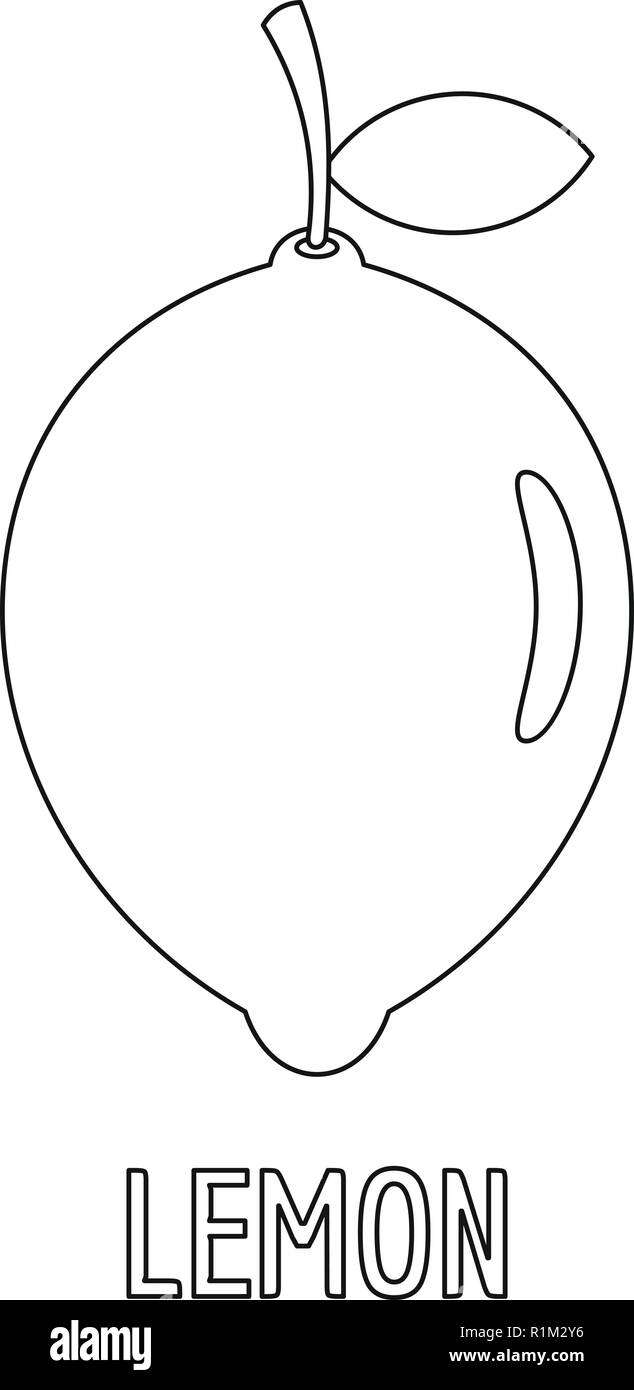 Lemon Outline
