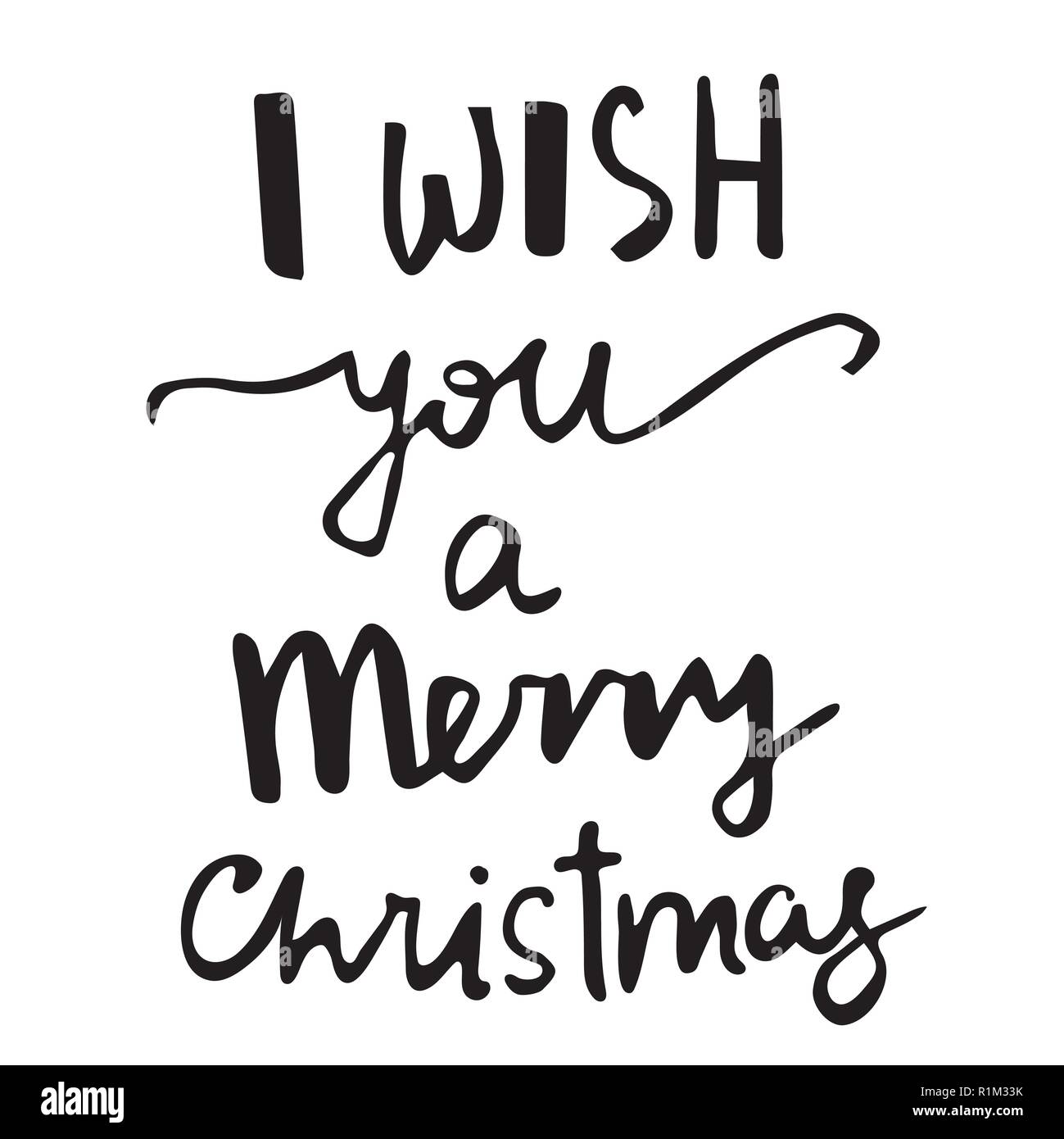 Set of Christmas lettering handwritten Stock Vector Image & Art - Alamy