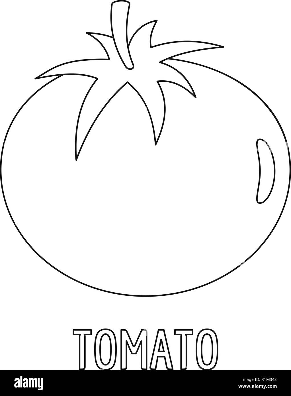 Tomato Outline