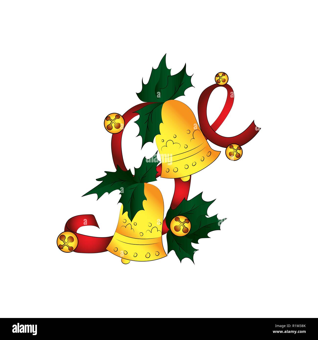 Jingle Bells. Vector color illustration Stock Vector Image & Art - Alamy