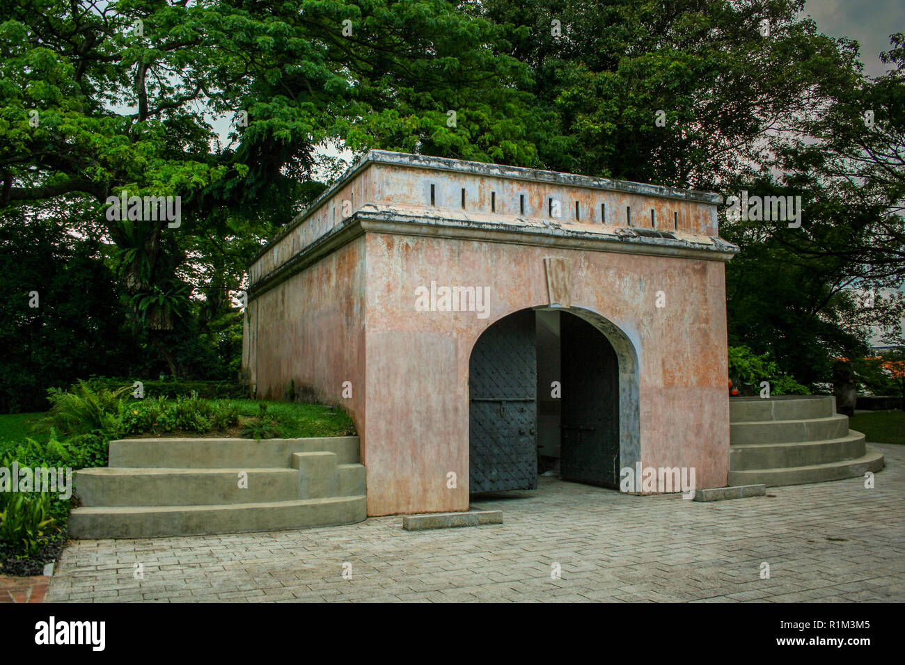 Fort Gate at Fort Canning Park, Singapore Stock Photo - Alamy