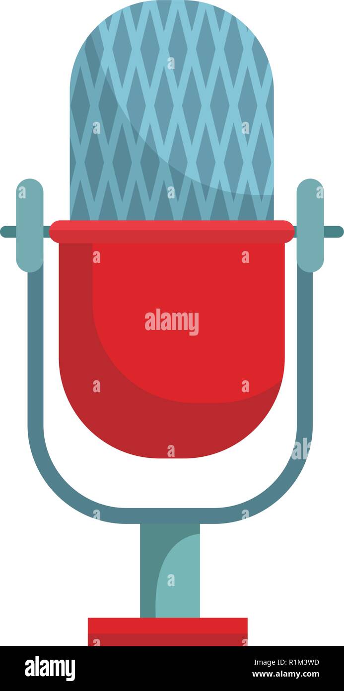 Vintage microphone device isolated vector illustration graphic design ...