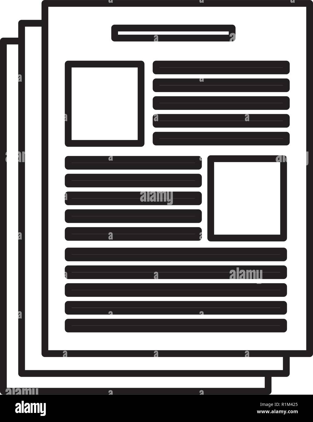 Document sheet symbol vector illustration graphic design Stock Vector ...