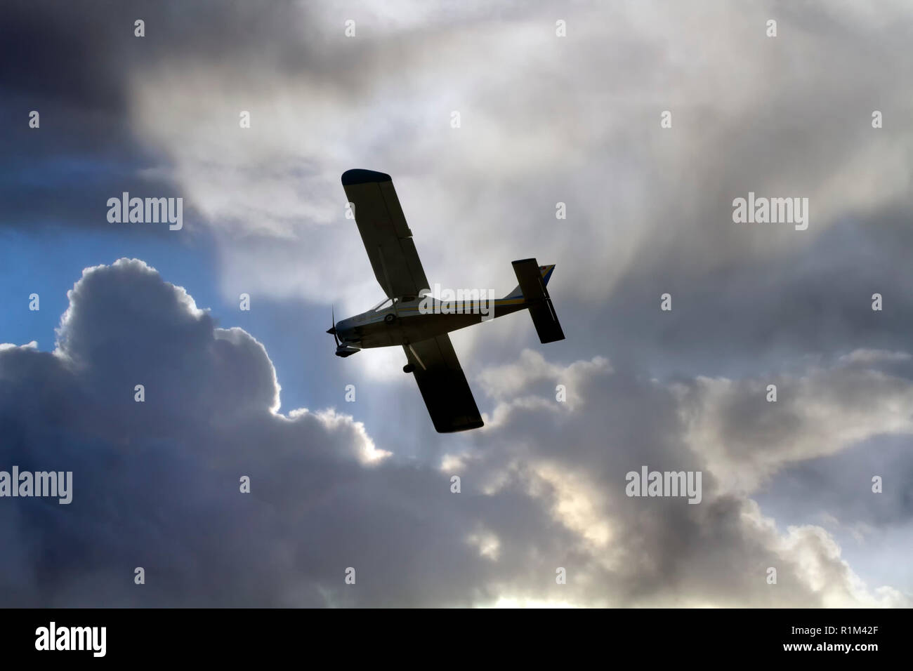 Cockpit view light plane hi-res stock photography and images - Alamy