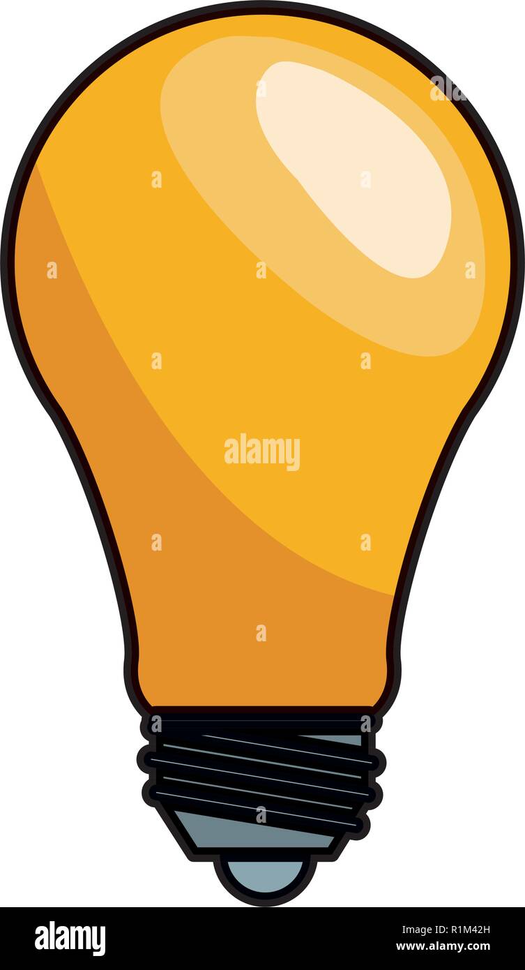 Bulb light symbol isolated vector illustration graphic design Stock ...