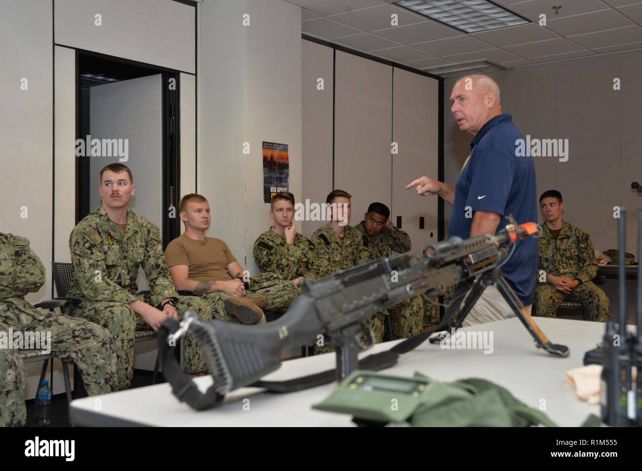 MANAMA, Bahrain (Oct. 16, 2018) Paul Cahill trains exercise Neon ...