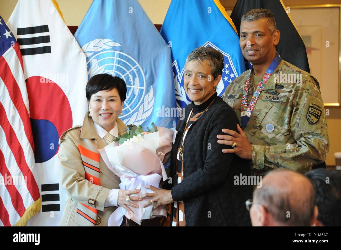 Ms. Woo, Hyun Euy, chairwoman of the Republic of Korea-U.S. Alliance ...