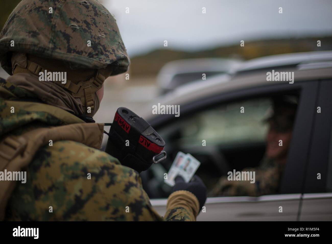 U.S. Marine Corps Lance Cpl. Rogelio Alcantargil with 2nd Marine ...
