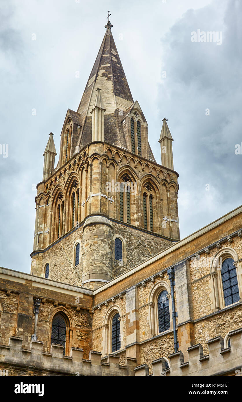 The tower over the crossing of Christ Church Cathedral as seen from the ...