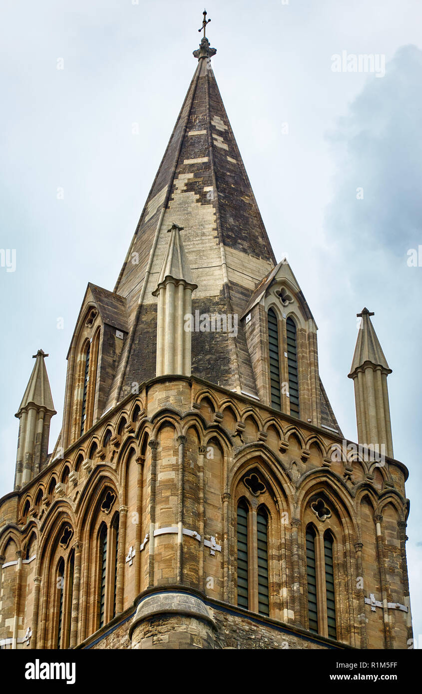 The tower over the crossing of Christ Church Cathedral as seen from the ...