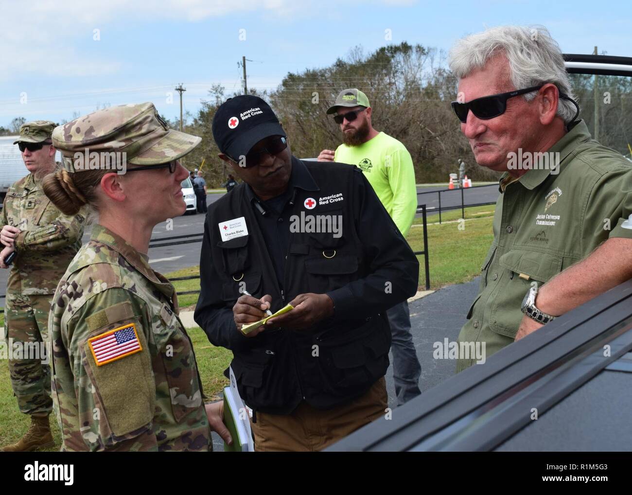 Captain Sha-Raya Bates, commander of the Washington, Ga.-based 214th ...