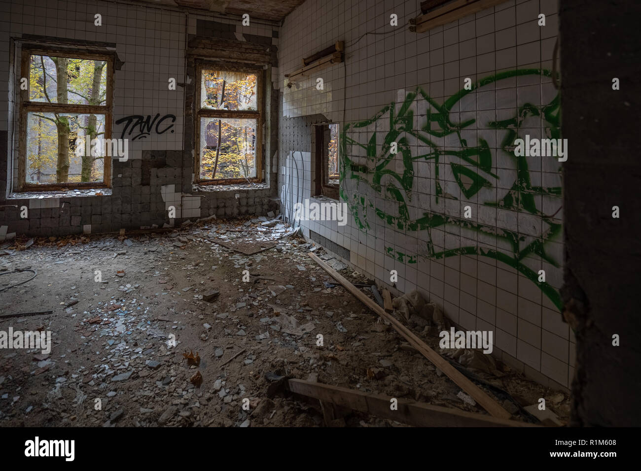 Inside old sanatorium hi-res stock photography and images - Alamy