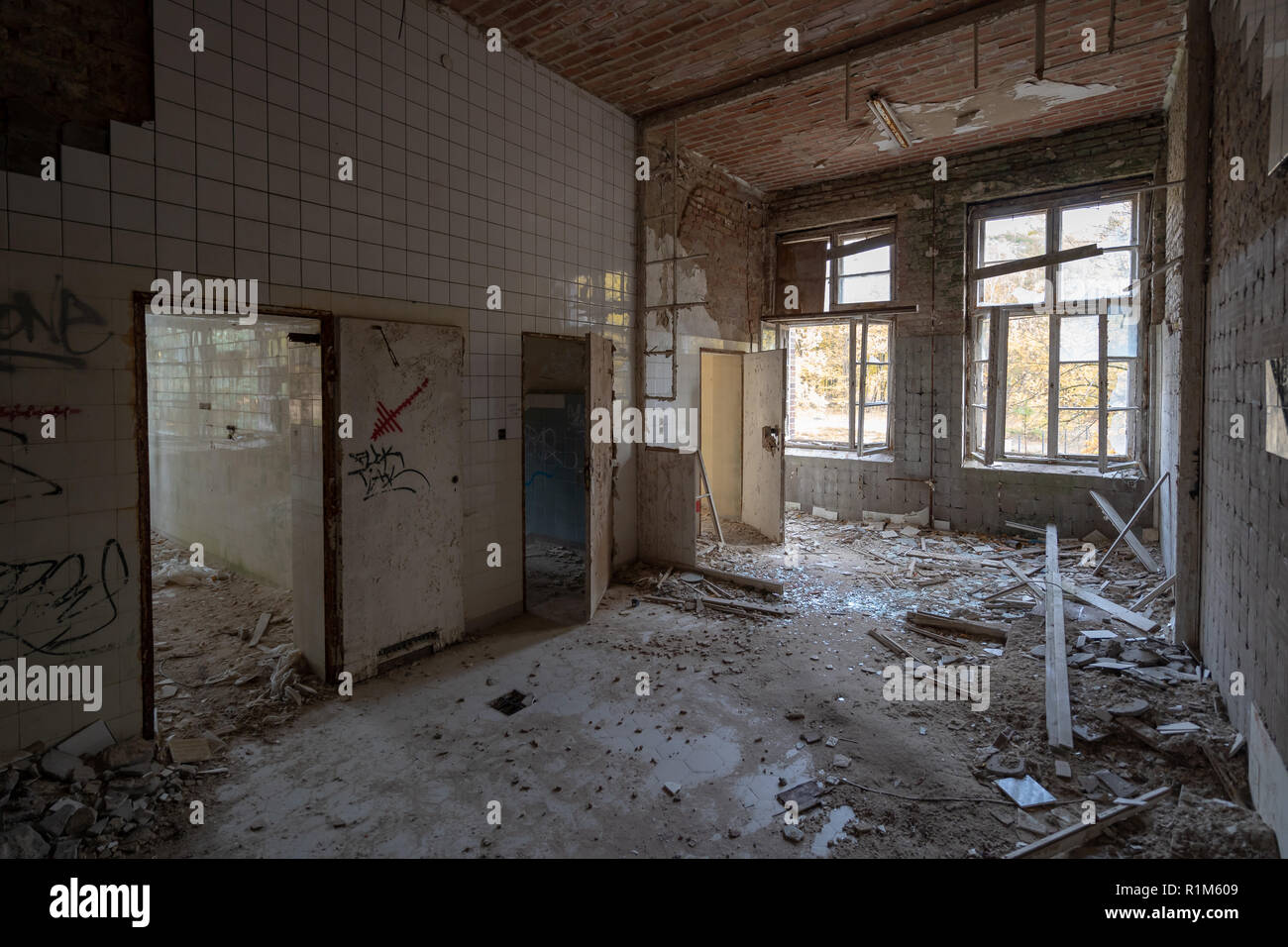 Inside old sanatorium hi-res stock photography and images - Alamy