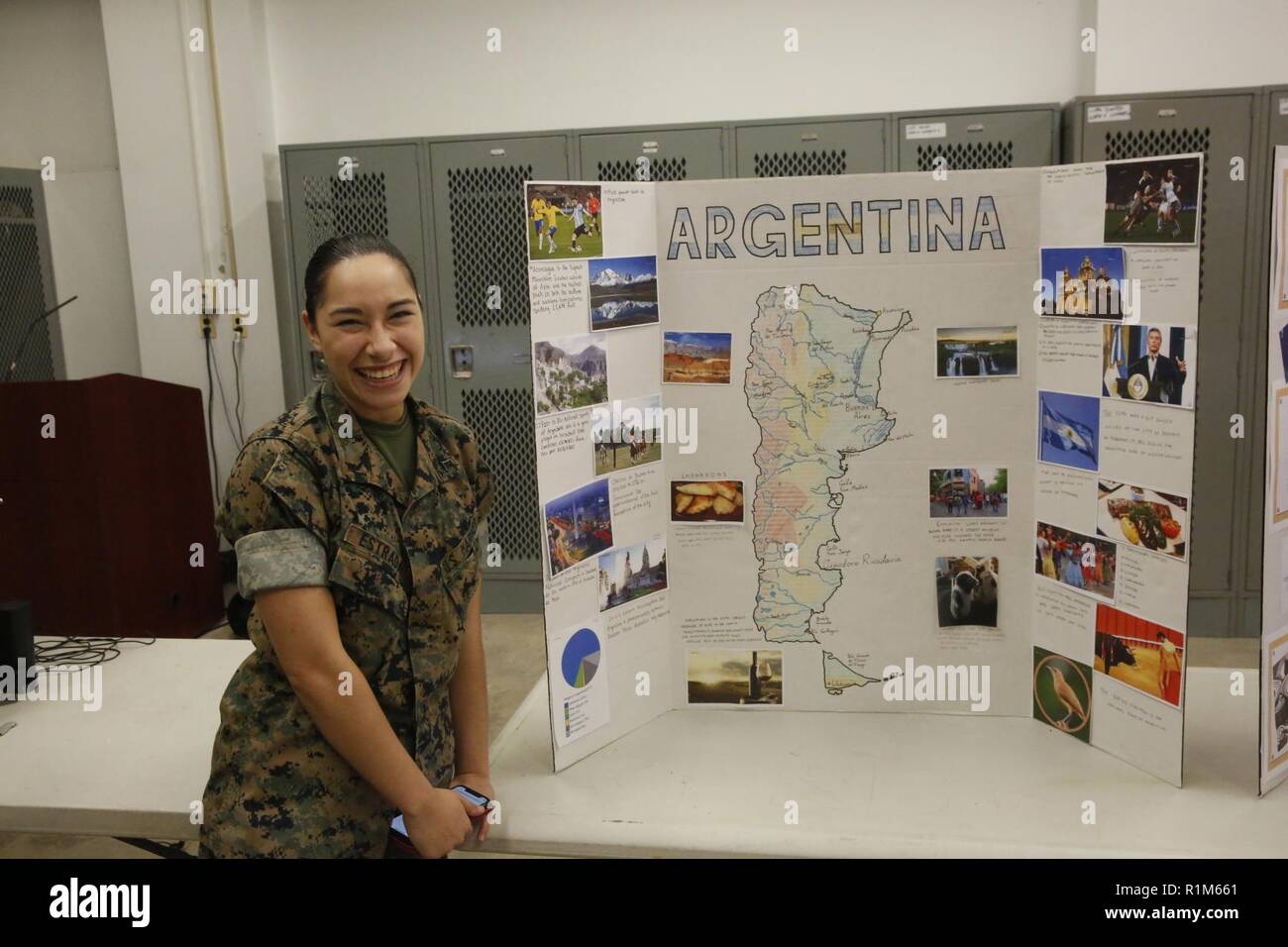 Lance Cpl. Vanessa Estrada, a network administrator with Communications ...