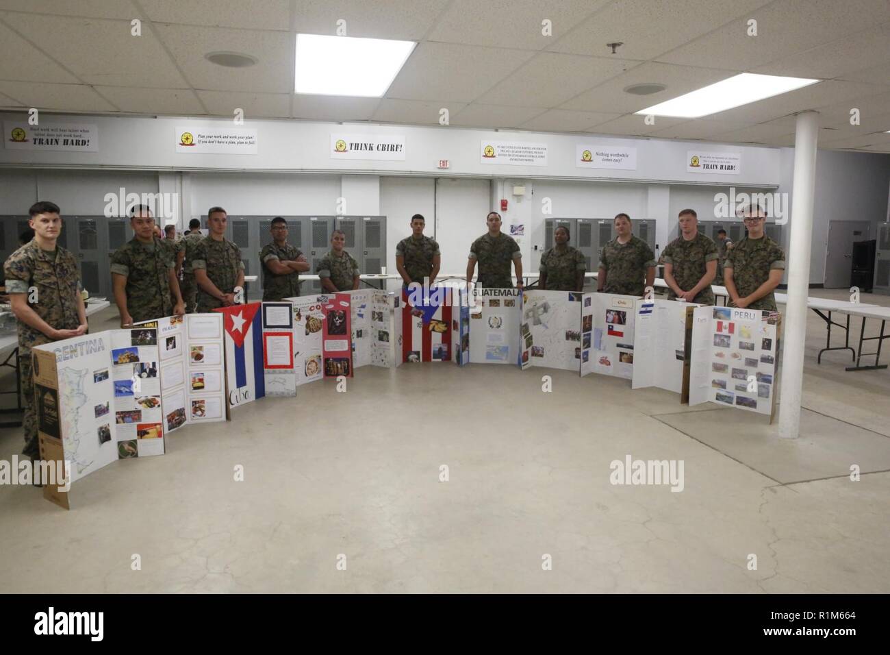 Marine participants with Headquarters and Service Company Reaction ...