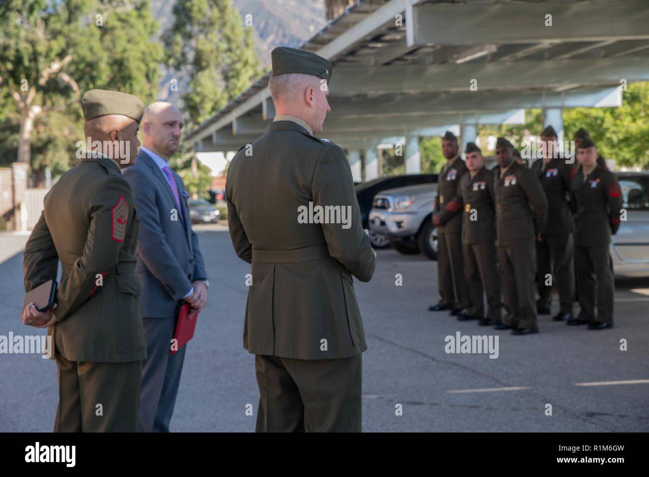 Col. Justin J. Anderson, battalion Inspector Instructor for 2nd ...