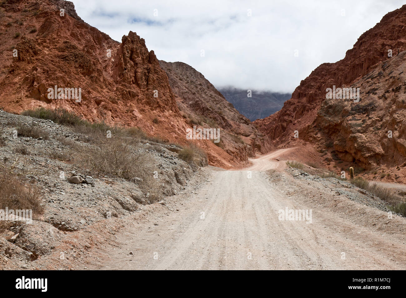 Beautiful seven color mountains in Purmamarca, Argentina Stock Photo ...