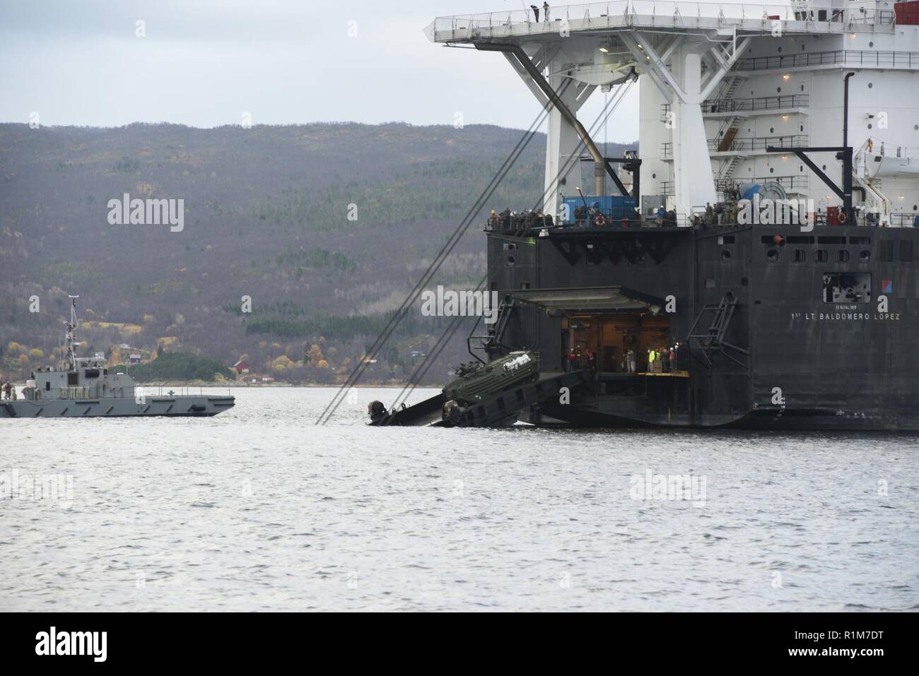 (Oct. 17, 2018) An assault amphibious vehicle from the 2nd Assault ...