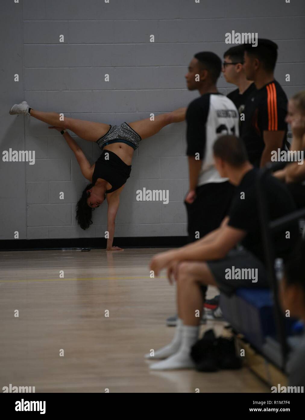 First Lt. Ryann Anderson, 705th Munitions Squadron section commander ...