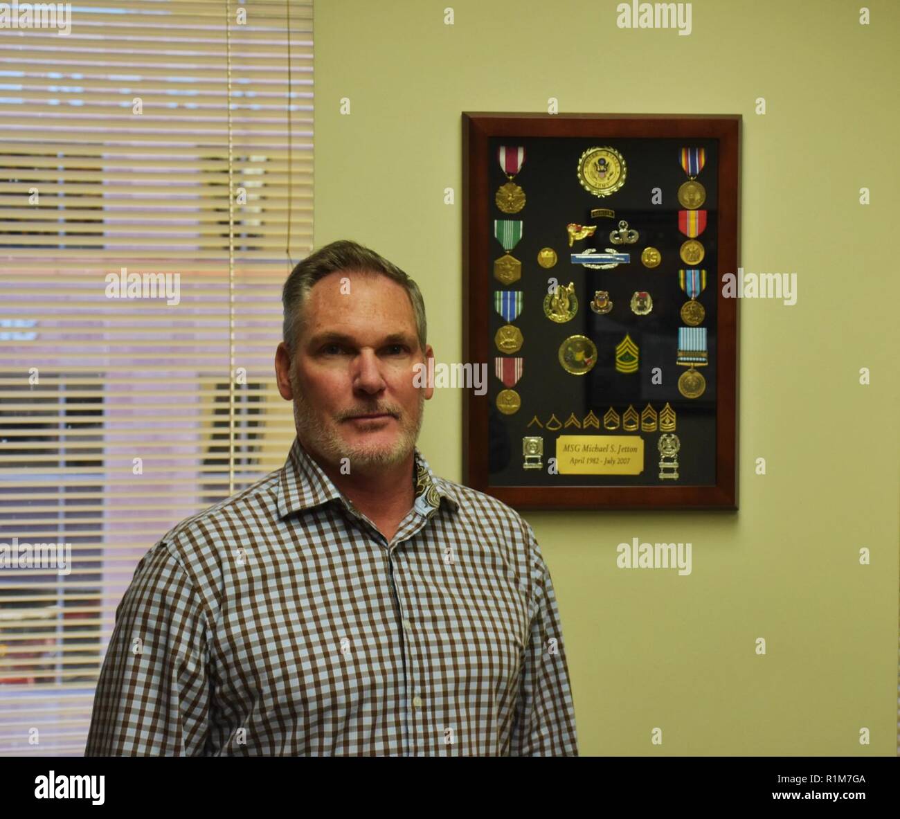 Retired Master Sgt. Mike Jetton stands by his military decorations and ...