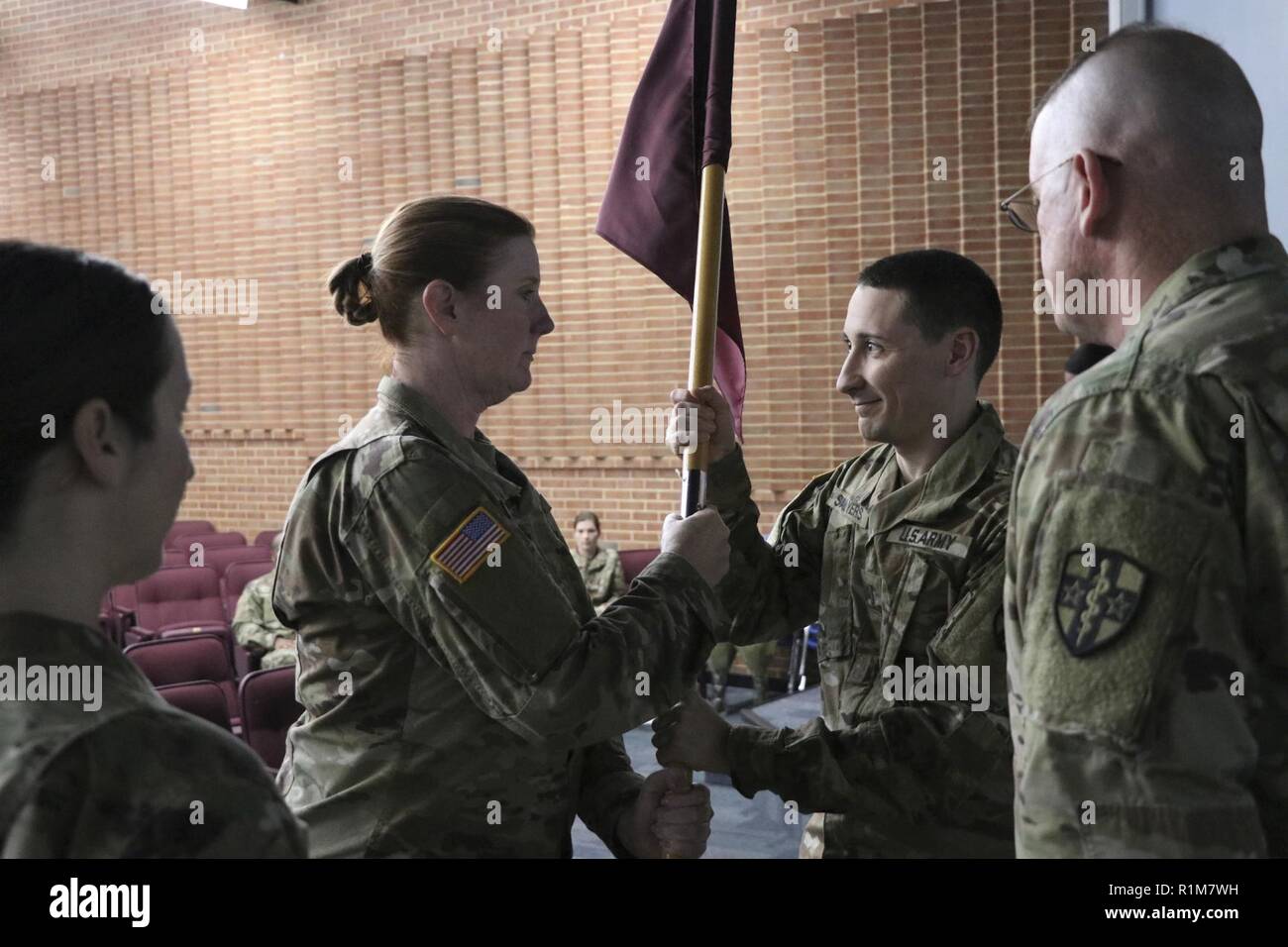 1st Sgt. Ann Crosby, first sergeant of the Southeast Medical Area ...