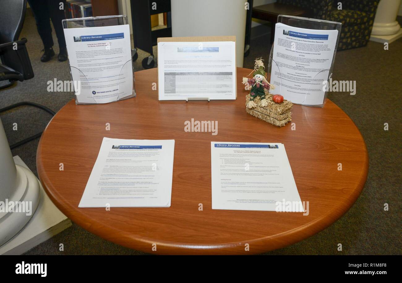 Different informational papers were made available to visitors at the ...