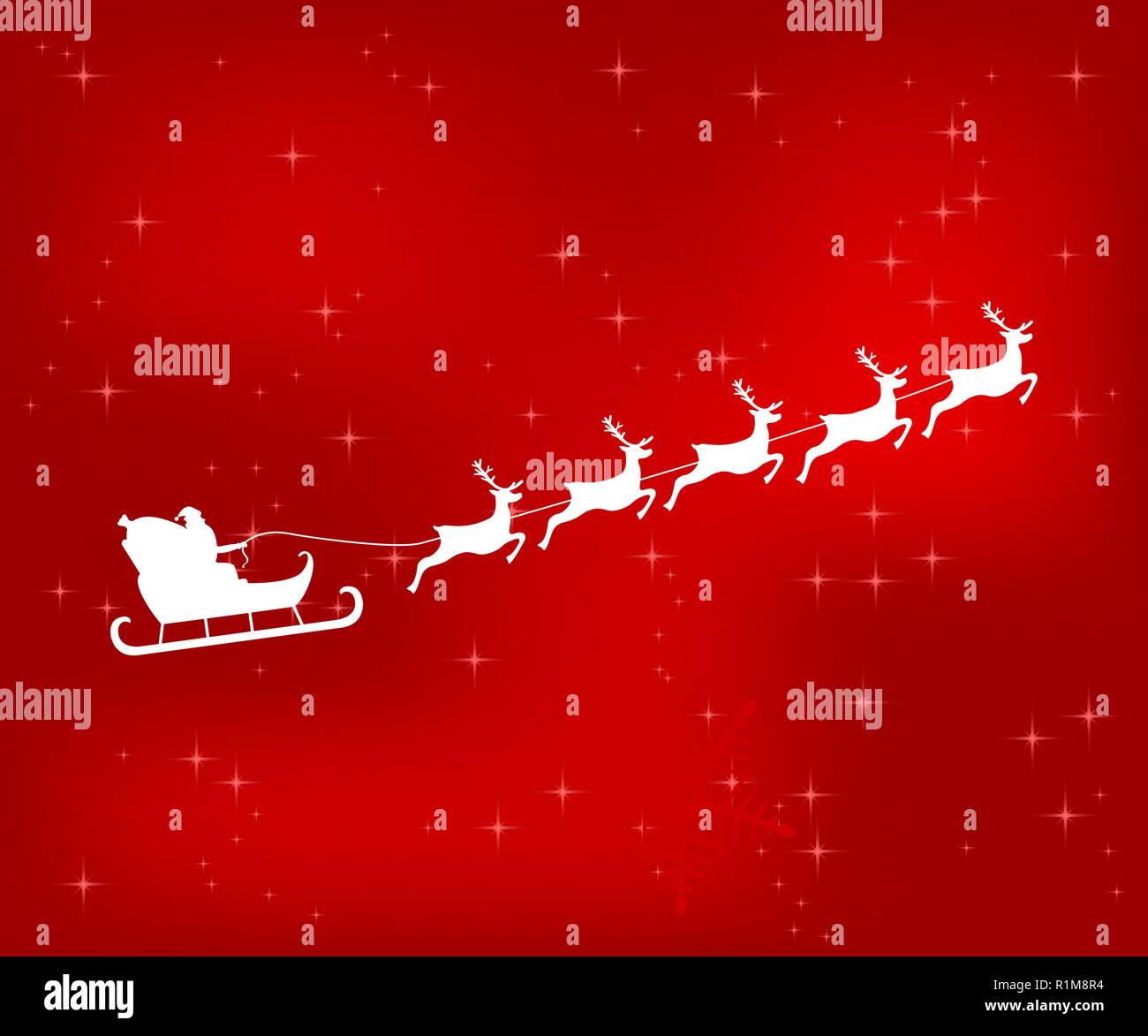 Father christmas animals Stock Vector Images - Alamy