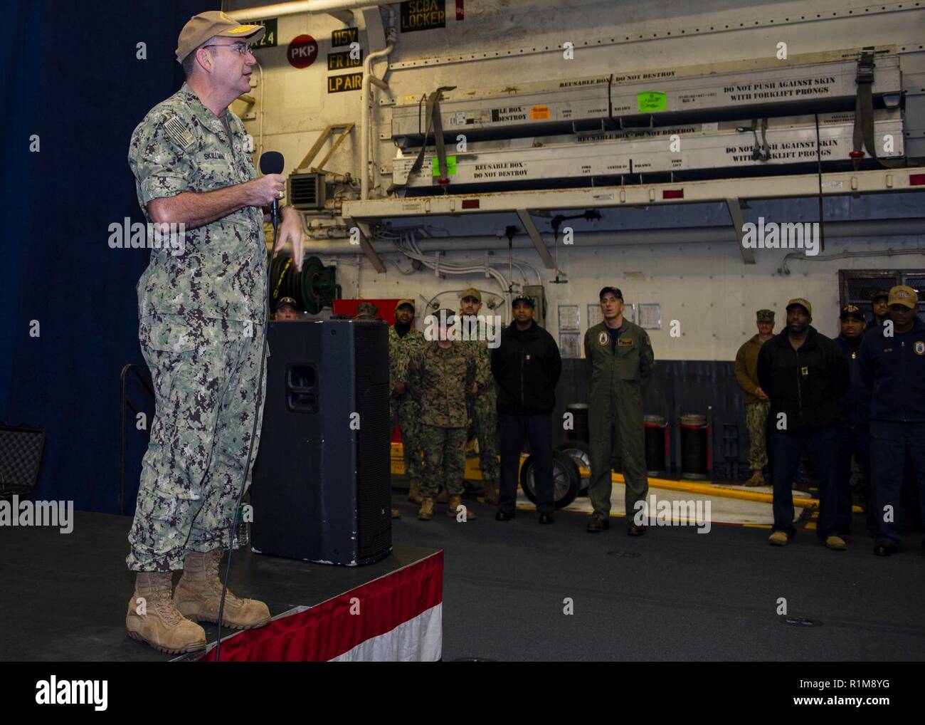 REYKJAVIK, Iceland (Oct. 18, 2018) Rear Adm. Brad Skillman, commander ...