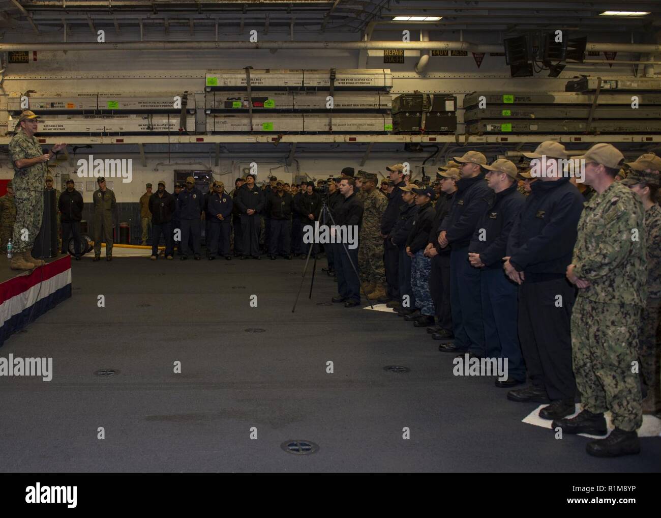 REYKJAVIK, Iceland (Oct. 18, 2018) Rear Adm. Brad Skillman, commander ...