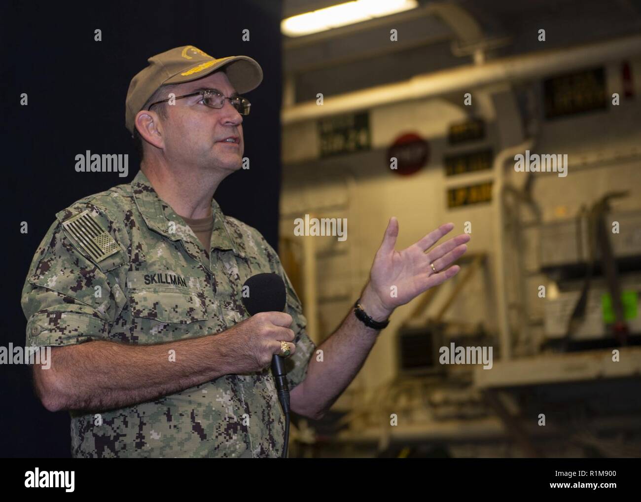 REYKJAVIK, Iceland (Oct. 18, 2018) Rear Adm. Brad Skillman, commander ...