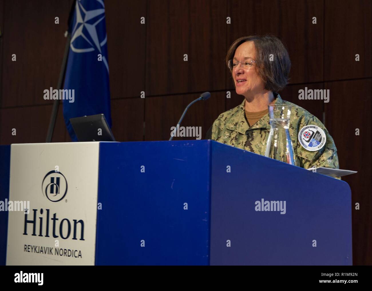 REYKJAVIK, Iceland (Oct. 20, 2018) Vice Adm. Lisa M. Franchetti ...