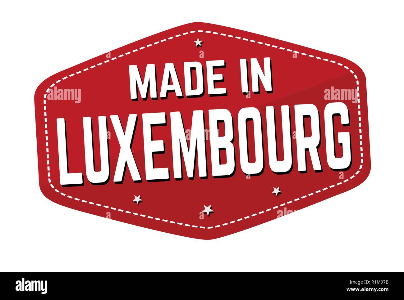 Luxembourg postage stamp Stock Vector Images - Alamy