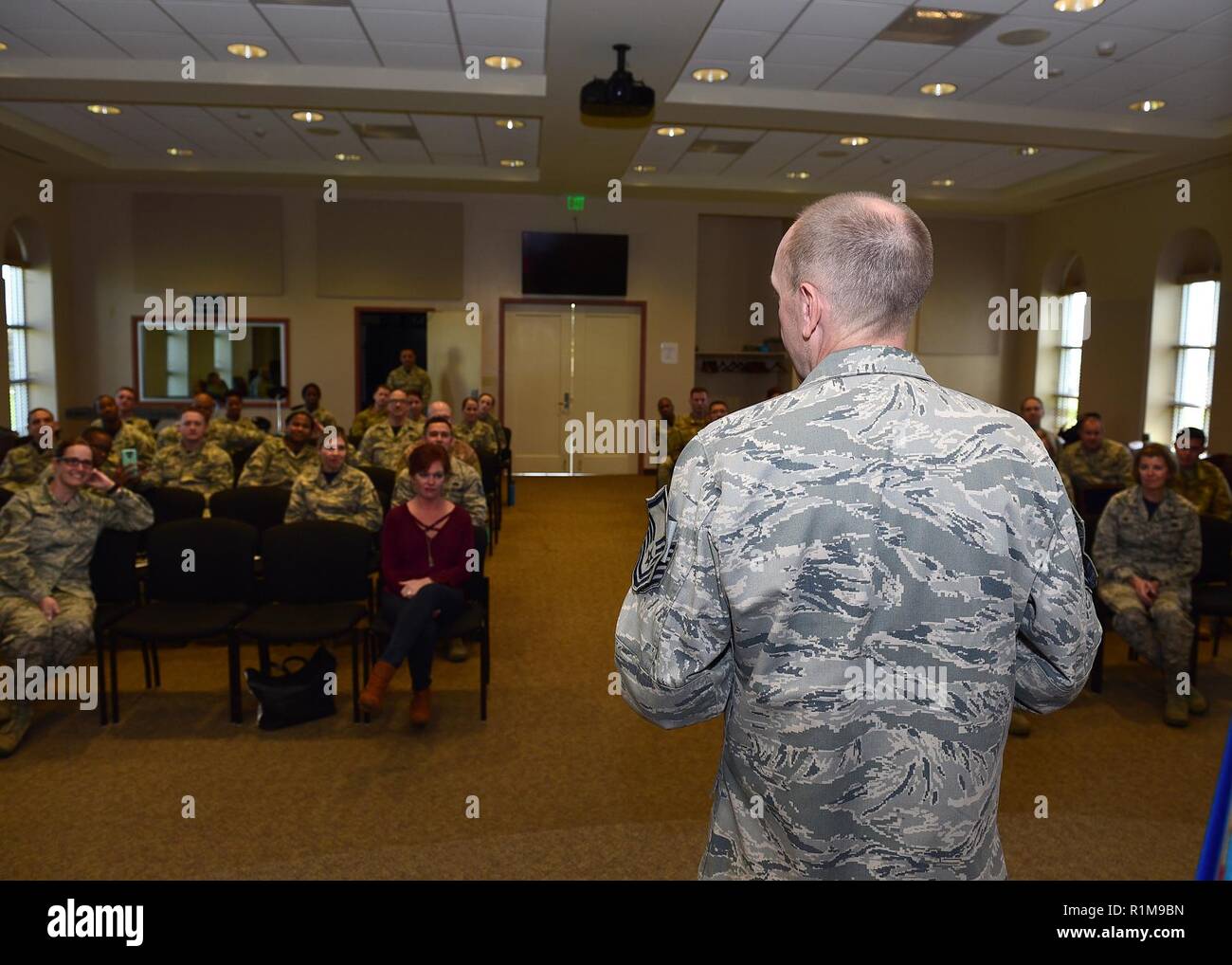 U.S. Air Force Master Sgt. Todd M. Beran gets promoted as a senior ...