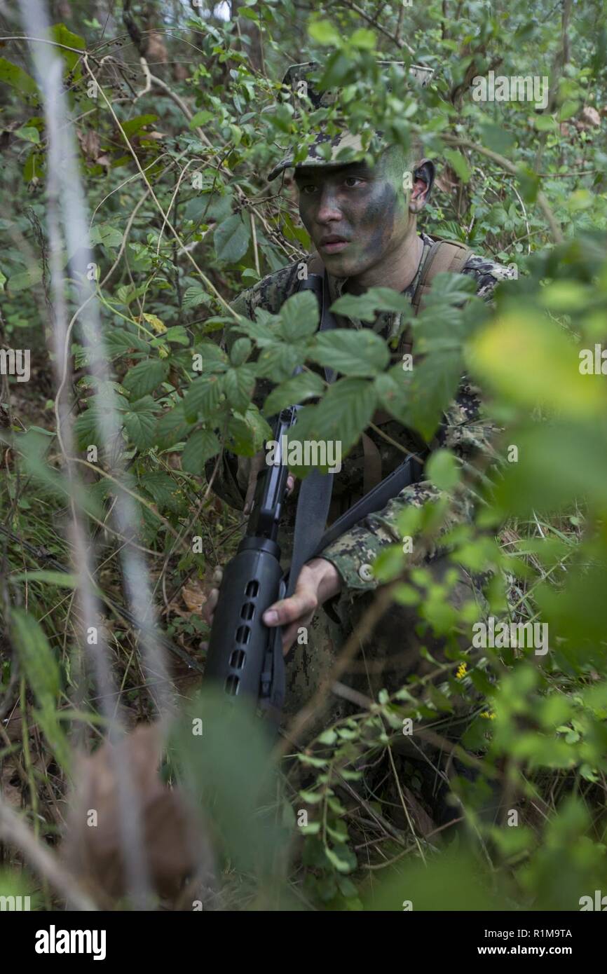 A Naval Reserve Officers Training Corps Midshipmen from Tulane ...