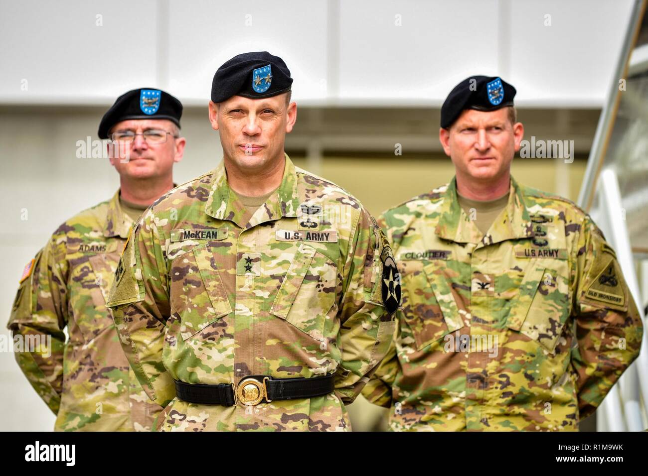 CAMP HUMPHREYS, Republic of Korea – Col. Mike Adams (Left), commander ...