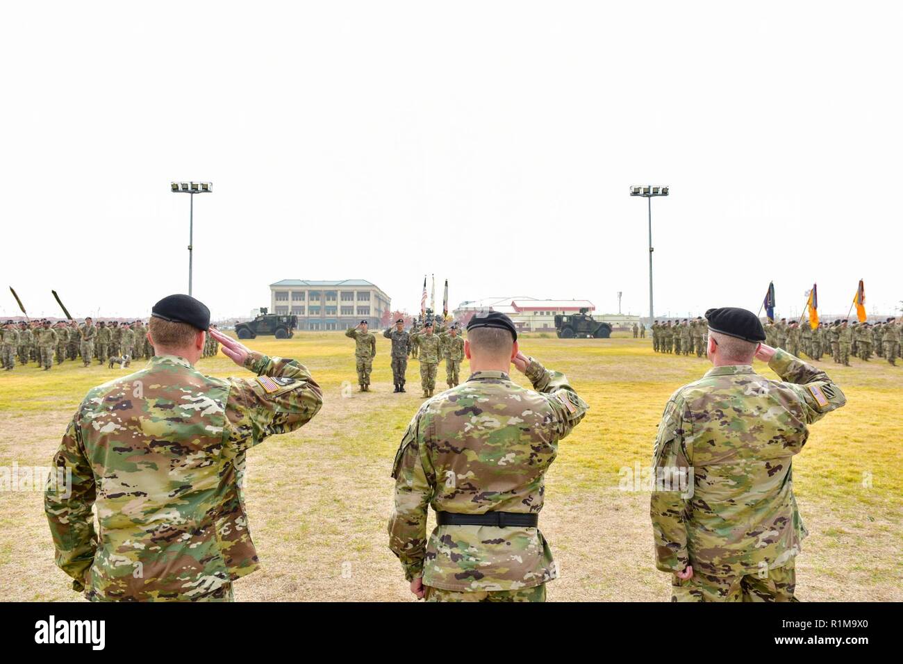 CAMP HUMPHREYS, Republic of Korea – Col. Marc Cloutier (Left ...