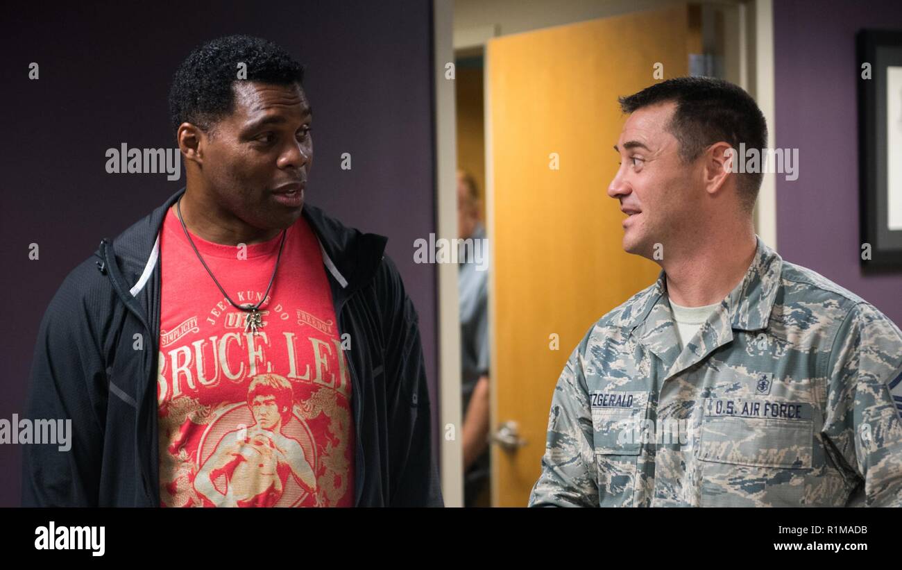 Herschel Walker, former National Football League running back, speaks ...