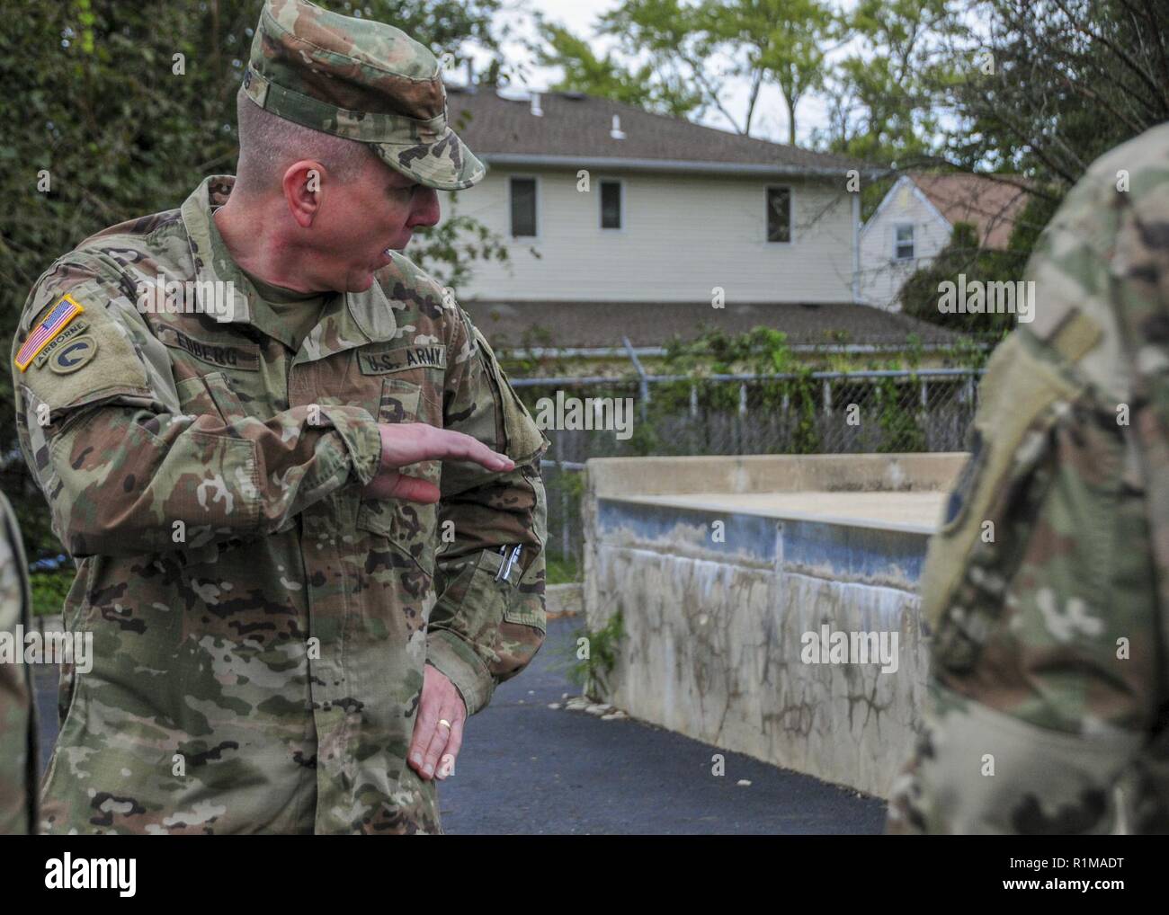 Col. Barry Edberg, the deputy commanding general for the 99th Readiness ...