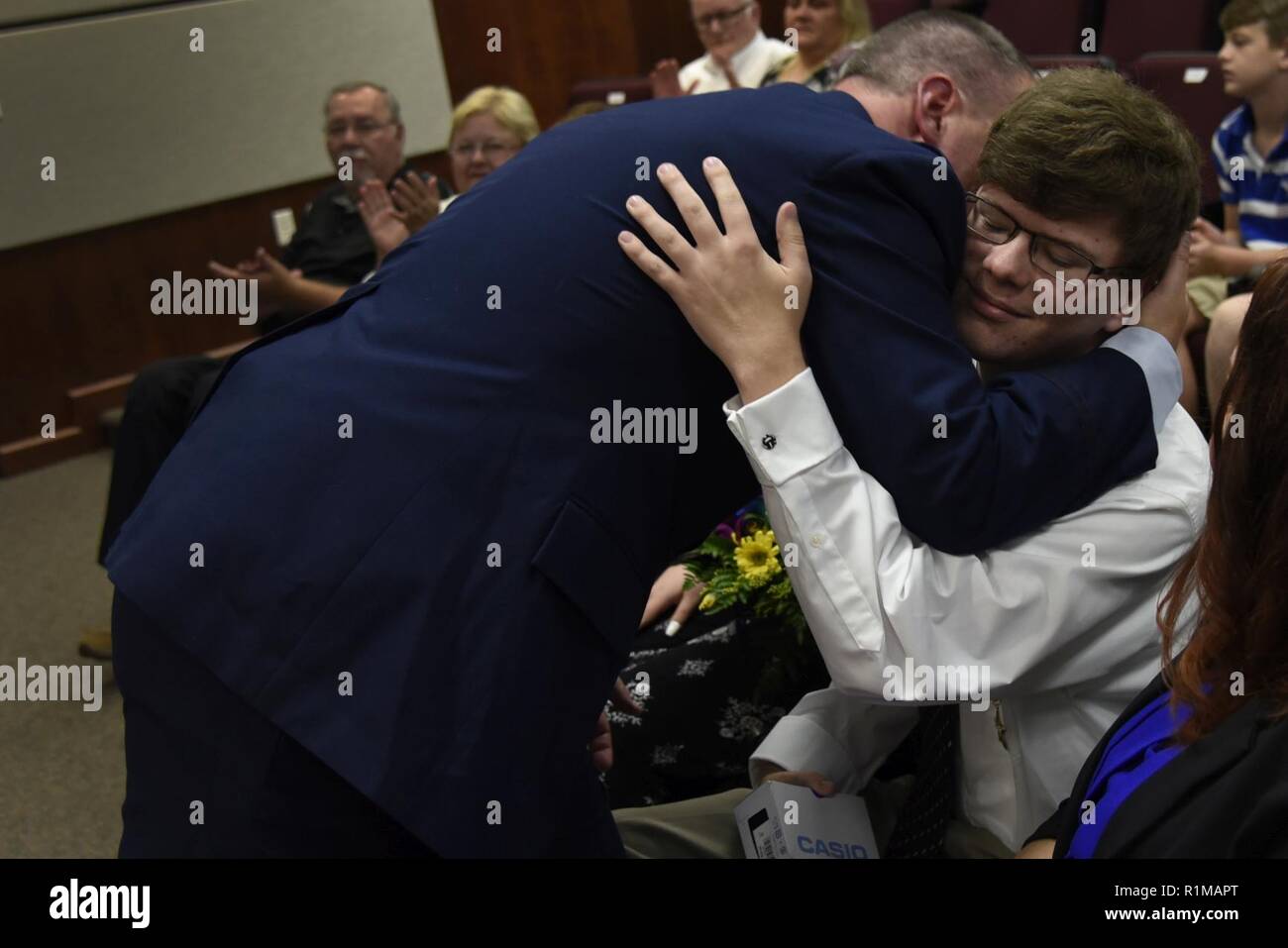 Maj. Todd Abshire celebrates his retirement at McConnell Air Force Base ...