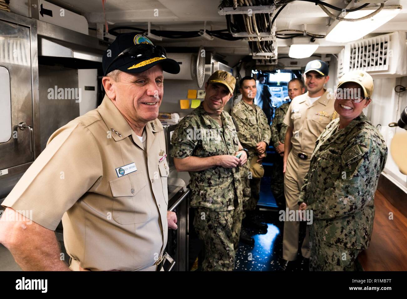 NAVAL AMPHIBIOUS BASE CORONADO, Calif. (October 19, 2018) - Vice Adm ...