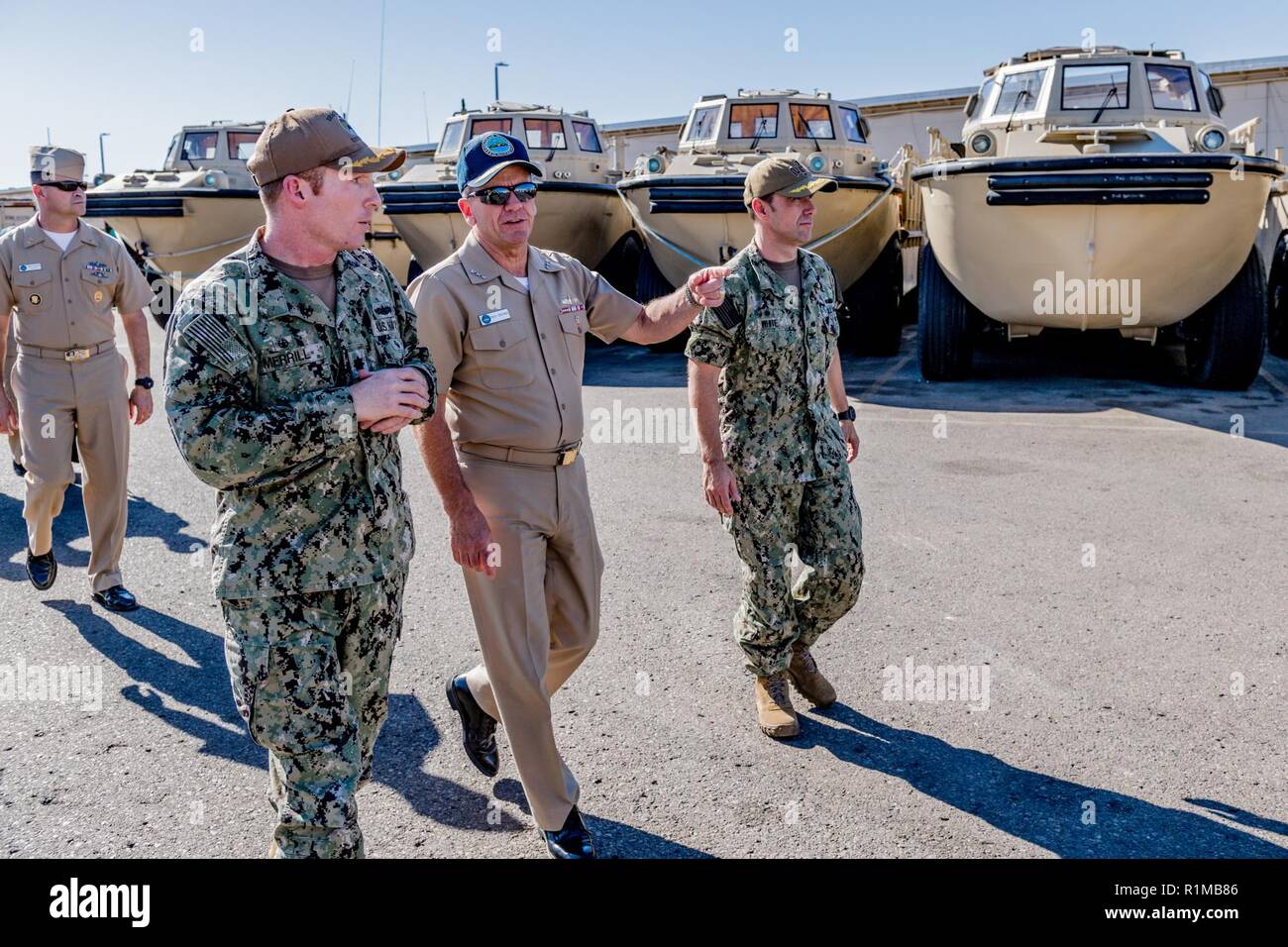 NAVAL AMPHIBIOUS BASE CORONADO, Calif. (October 19, 2018) - Vice Adm ...