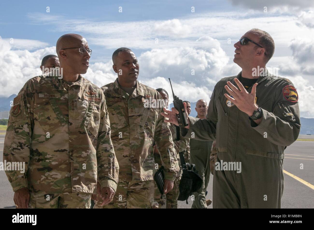 Gen. CQ Brown Jr., Pacific Air Forces commander, and Chief Master Sgt ...