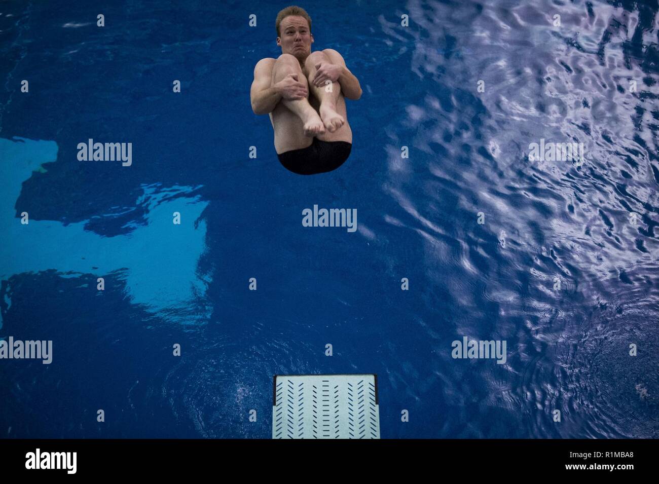 U.S. AIR FORCE ACADEMY, Colo. -- Air Force Falcons diver Noah Bettner ...