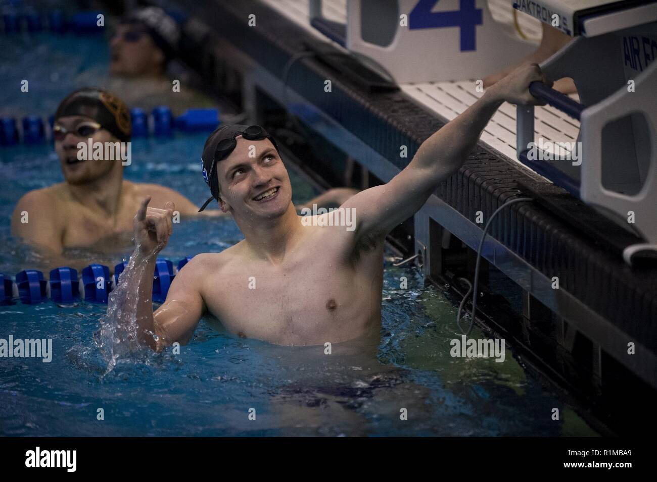 U.S. AIR FORCE ACADEMY, Colo. -- Air Force Falcons swimmer, Brady Moll ...