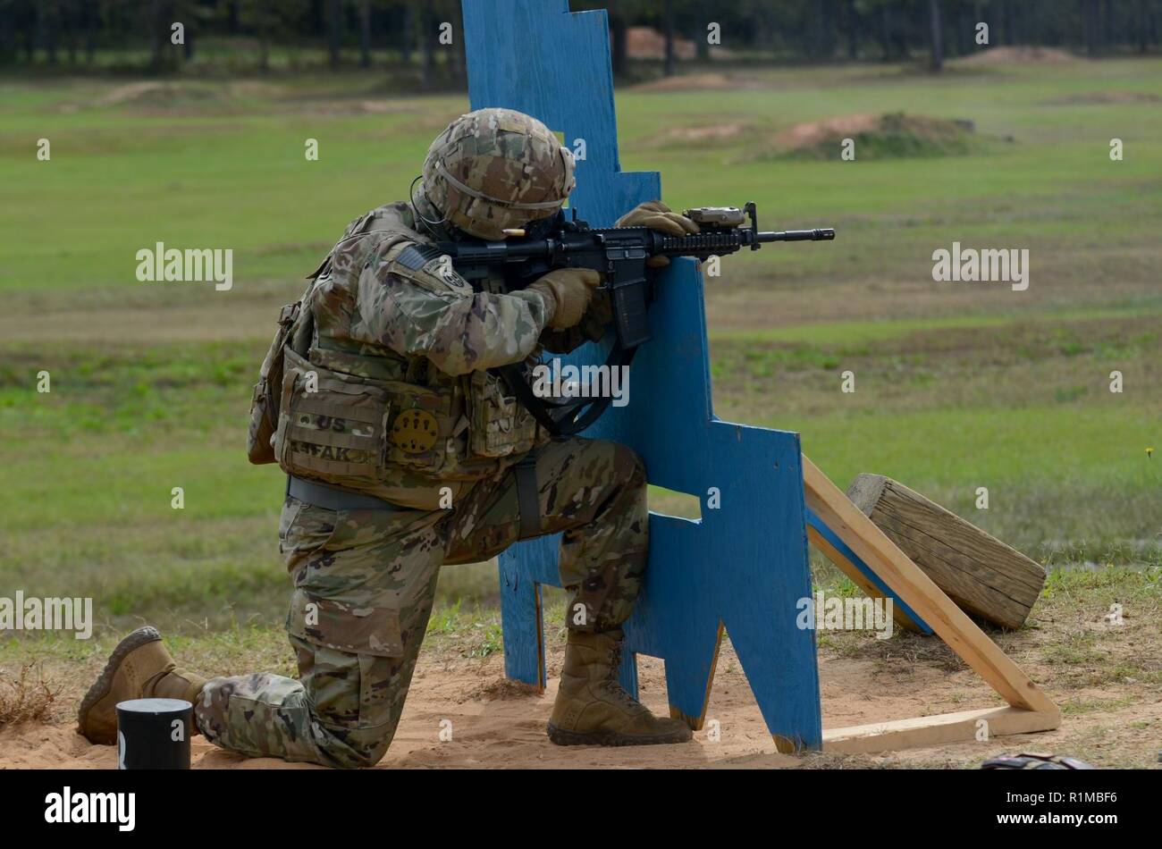 U.S. Army 1st. Lt. James Hicks, stationed at Fort Bragg, North Carolina ...