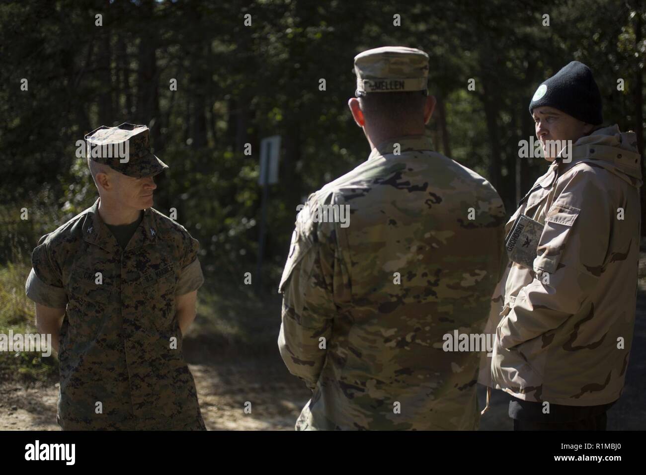 U.S. Marine, Col Frank Chawk, Commanding Officer of Marine Corps ...