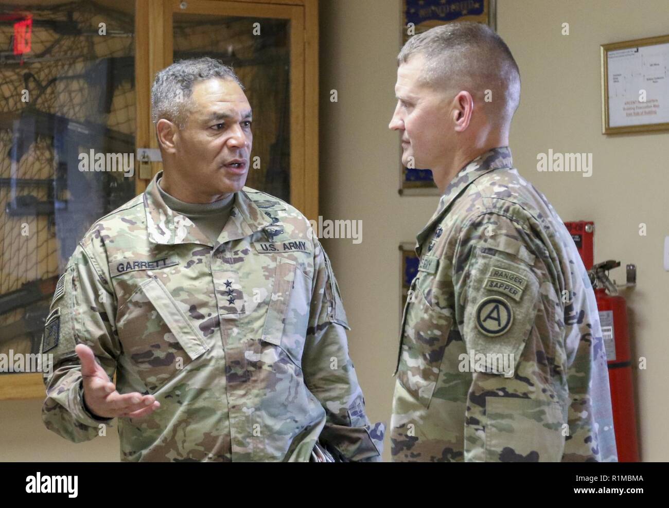 U.S. Army Lt. Gen. Michael X. Garrett, U.S. Army Central commander ...